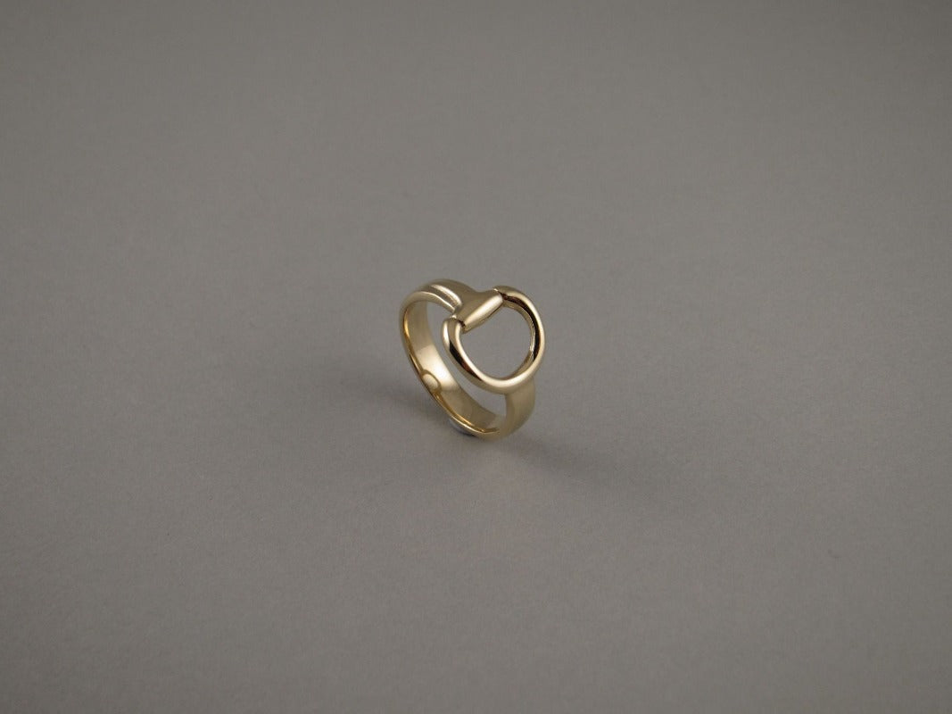 Half Snaffle Bit Ring | Small 12mm | Chele Clarkin Jewellery